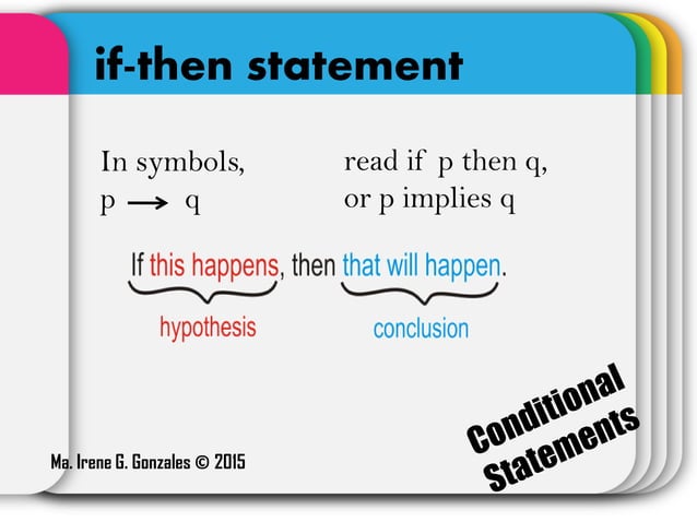 Conditional Statements | If-then Statements | PDF