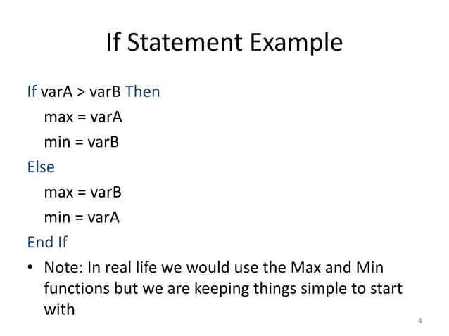Conditional statements | PPTX | Programming Languages | Computing