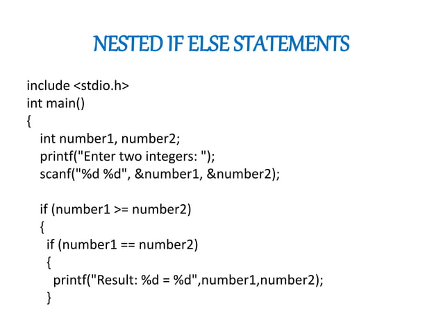 Conditional statements | PPTX