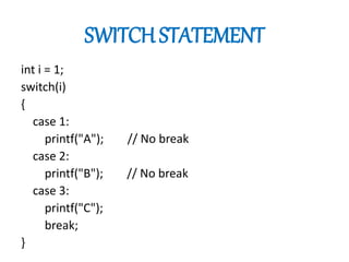 Conditional statements | PPTX
