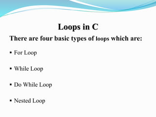 Conditional statements & Loops | PPT