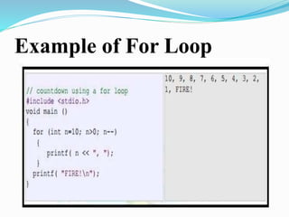Conditional statements & Loops | PPT
