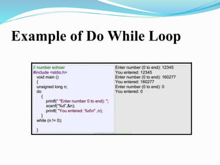 Conditional statements & Loops | PPT