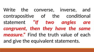 CONDITIONAL STATEMENTS IN MATHEMATICS GRADE 8.pptx