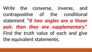 CONDITIONAL STATEMENTS IN MATHEMATICS GRADE 8.pptx