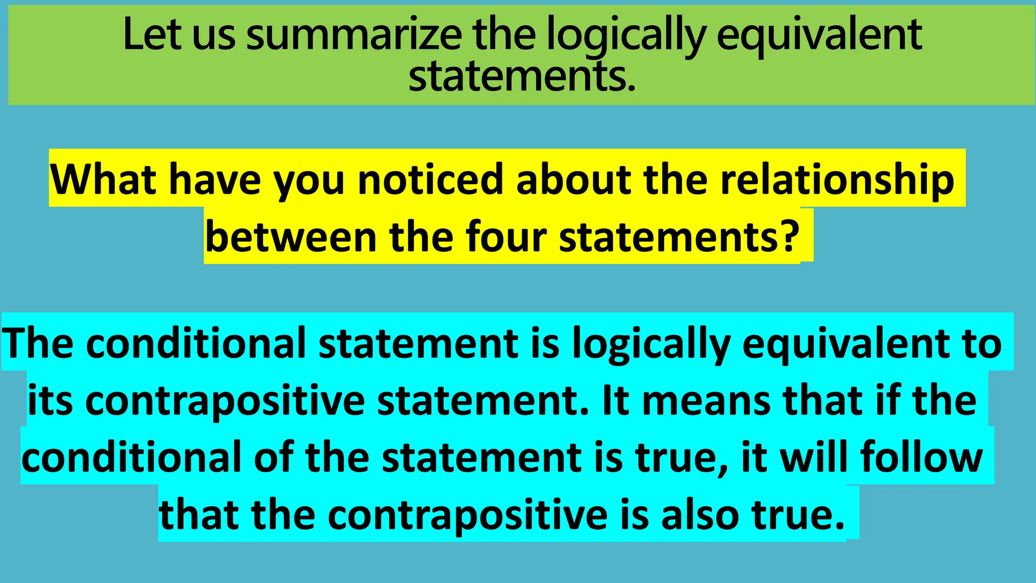 Conditional Statements And Its Logical Equivalencepptx Programming Languages Computing