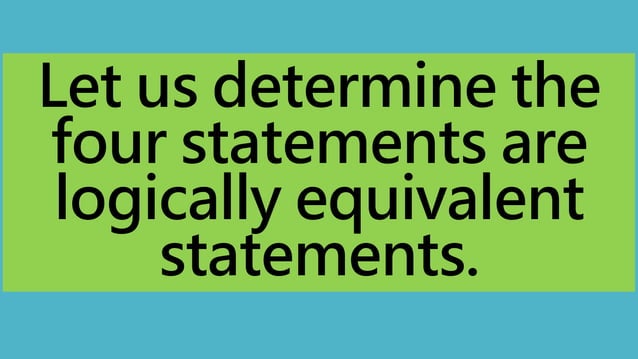 Conditional Statements And Its Logical Equivalencepptx Programming Languages Computing