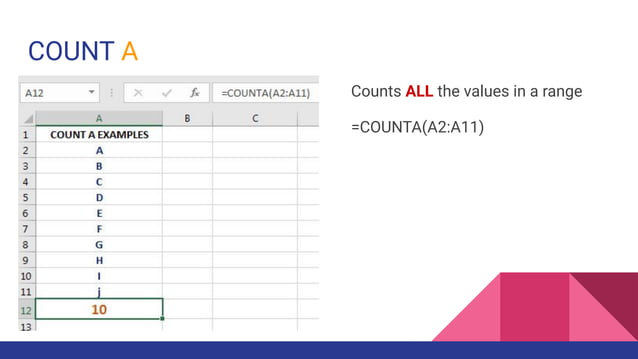 Conditional statistical functions | PDF