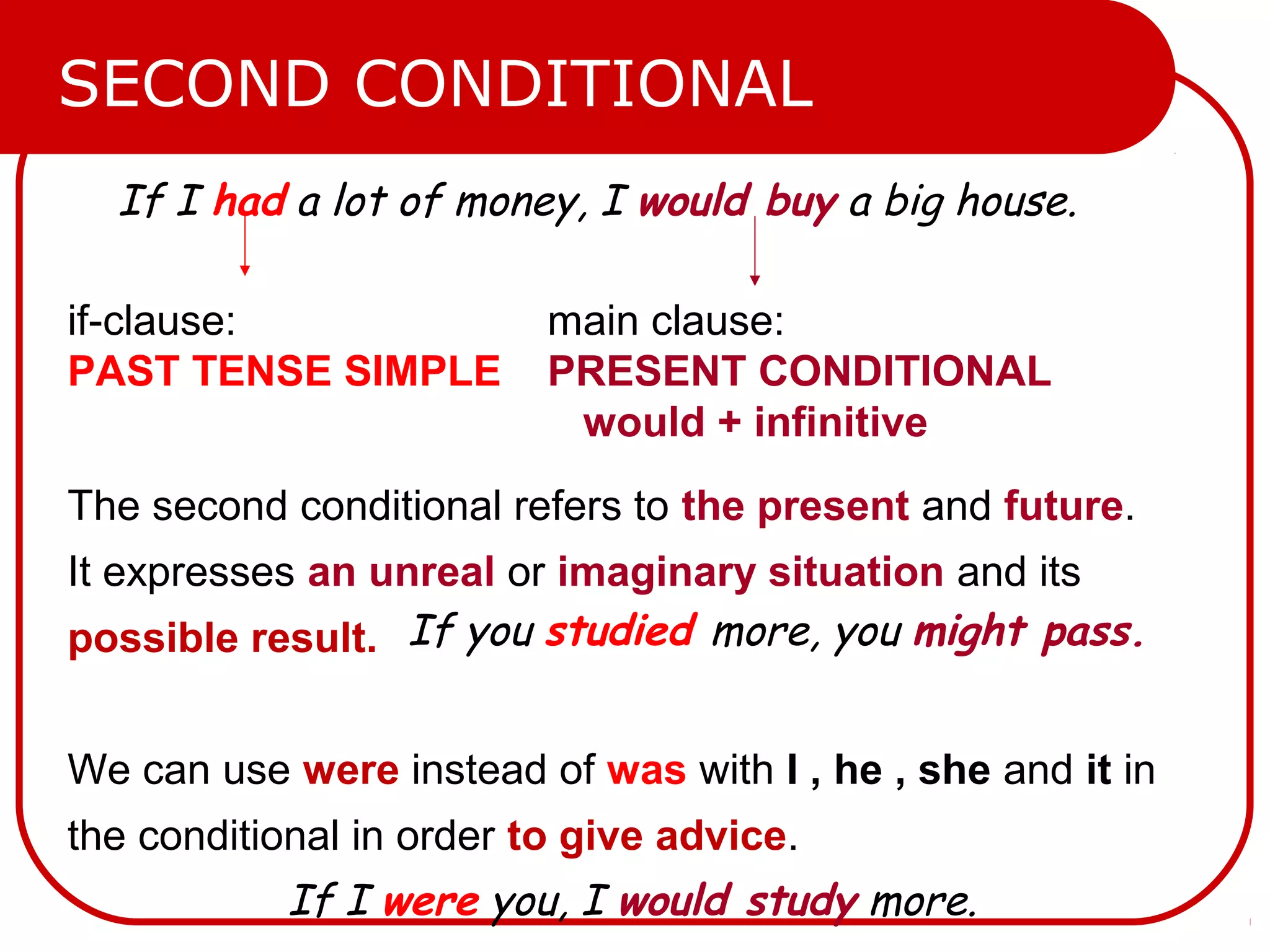 Conditionals + time clauses + wishes & regrets | PPT