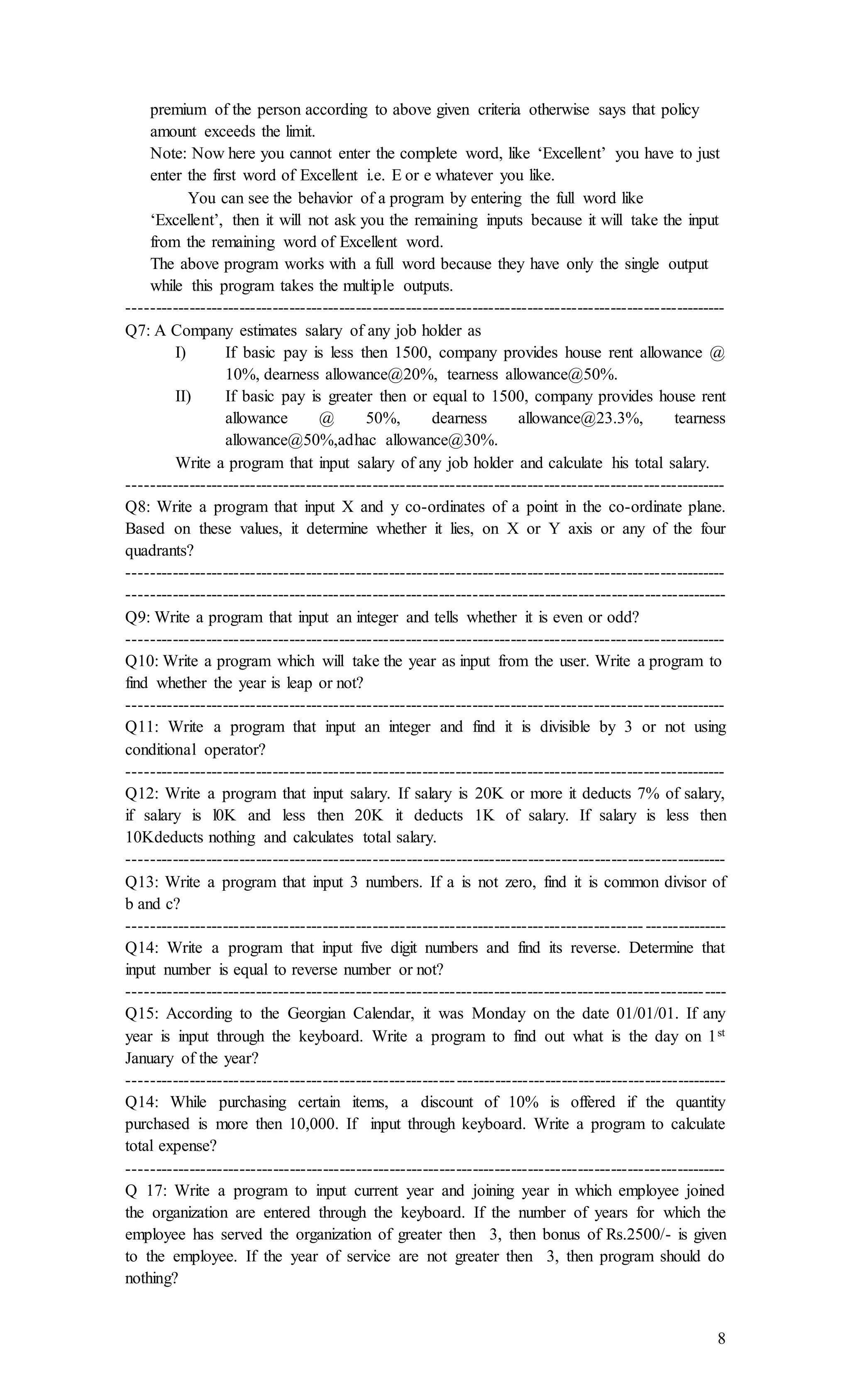 Conditional structure | DOCX