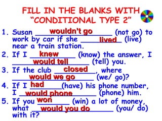 Conditionals type 0-1-2 | PPT