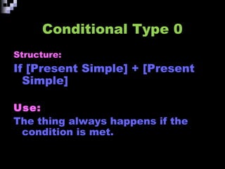 Conditionals zero | PPT