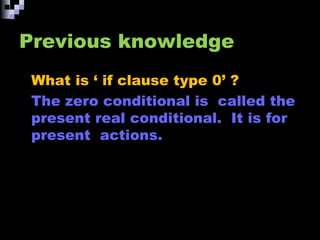 IF CLAUSE TYPE 0 | PPT