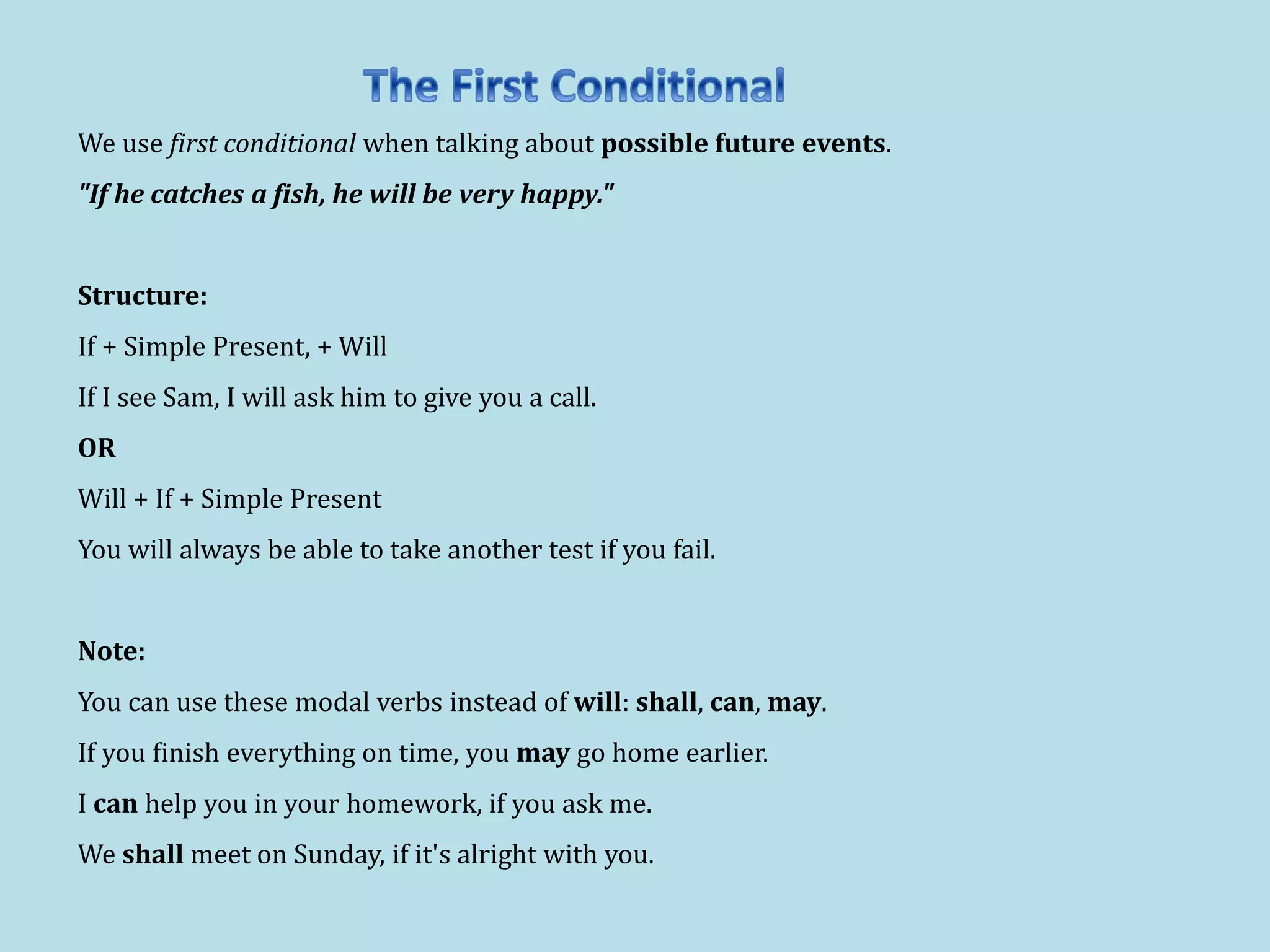 Conditional tense | PPTX