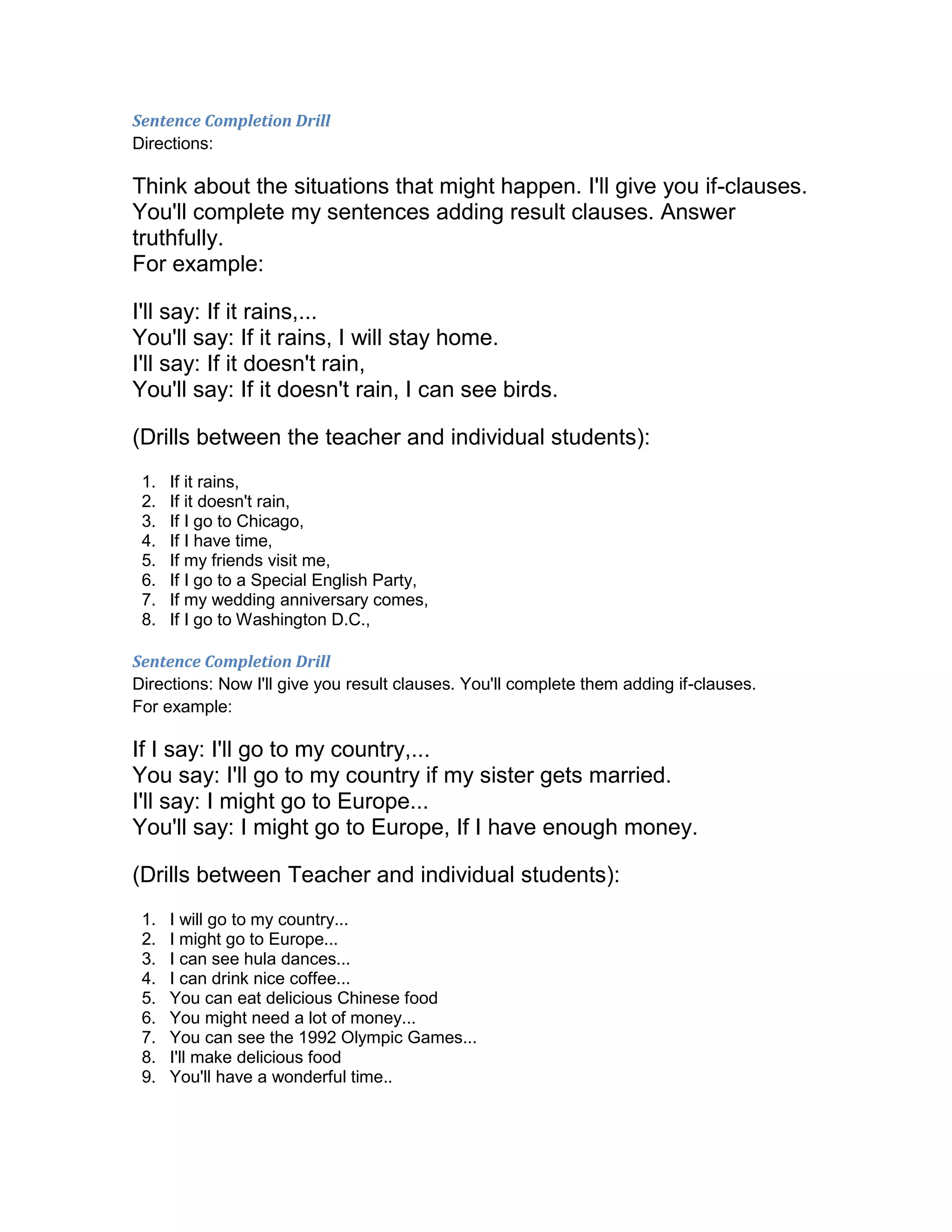 Conditional tic tac toe | DOCX