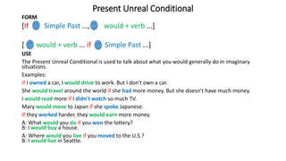Conditional sentences - Type 2 | PPTX