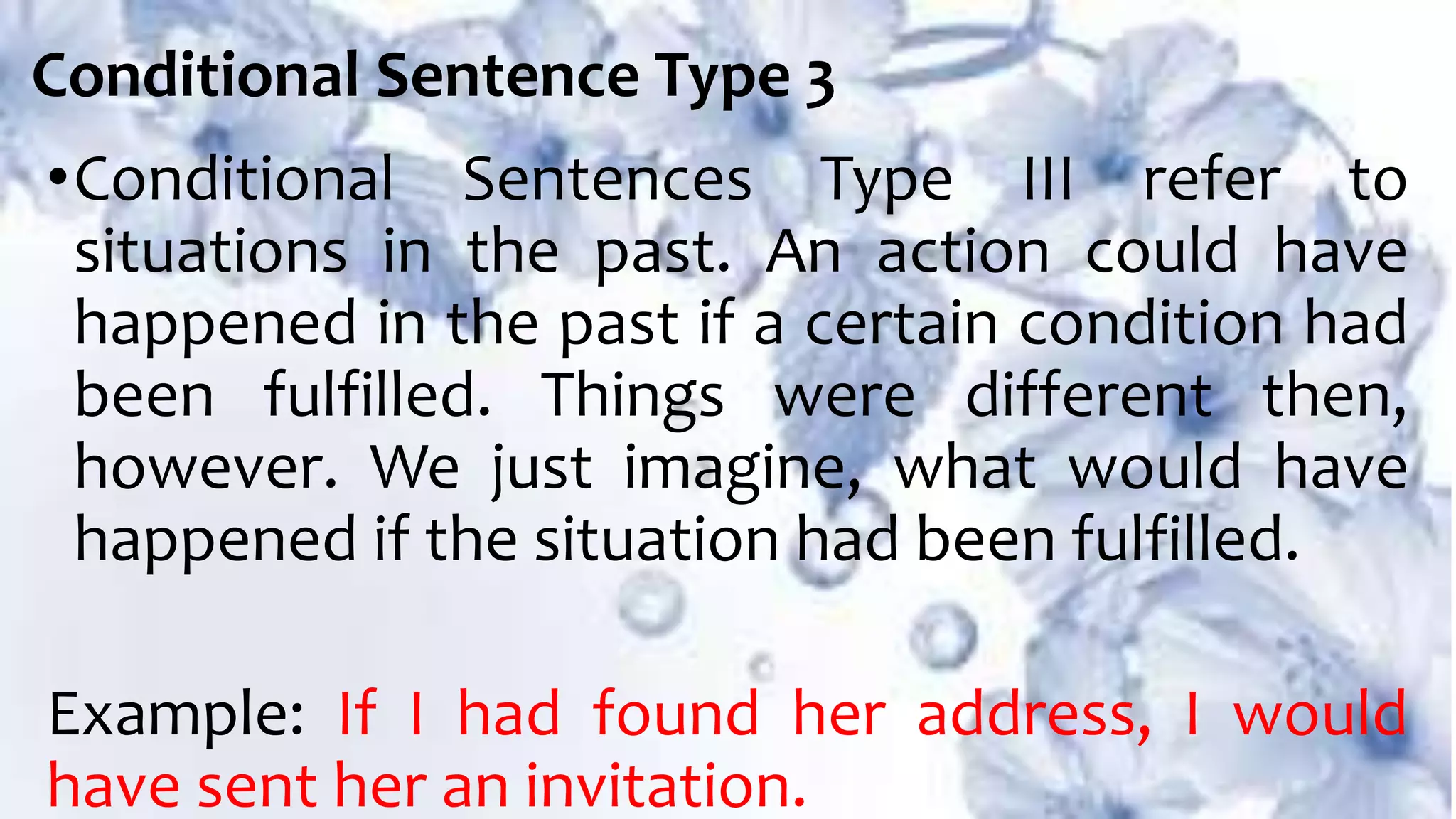 Conditional verb | PPTX