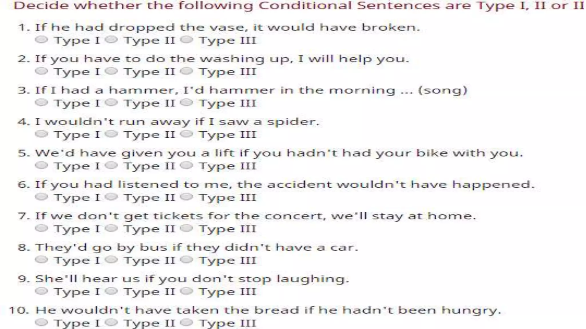 Conditional verb | PPTX