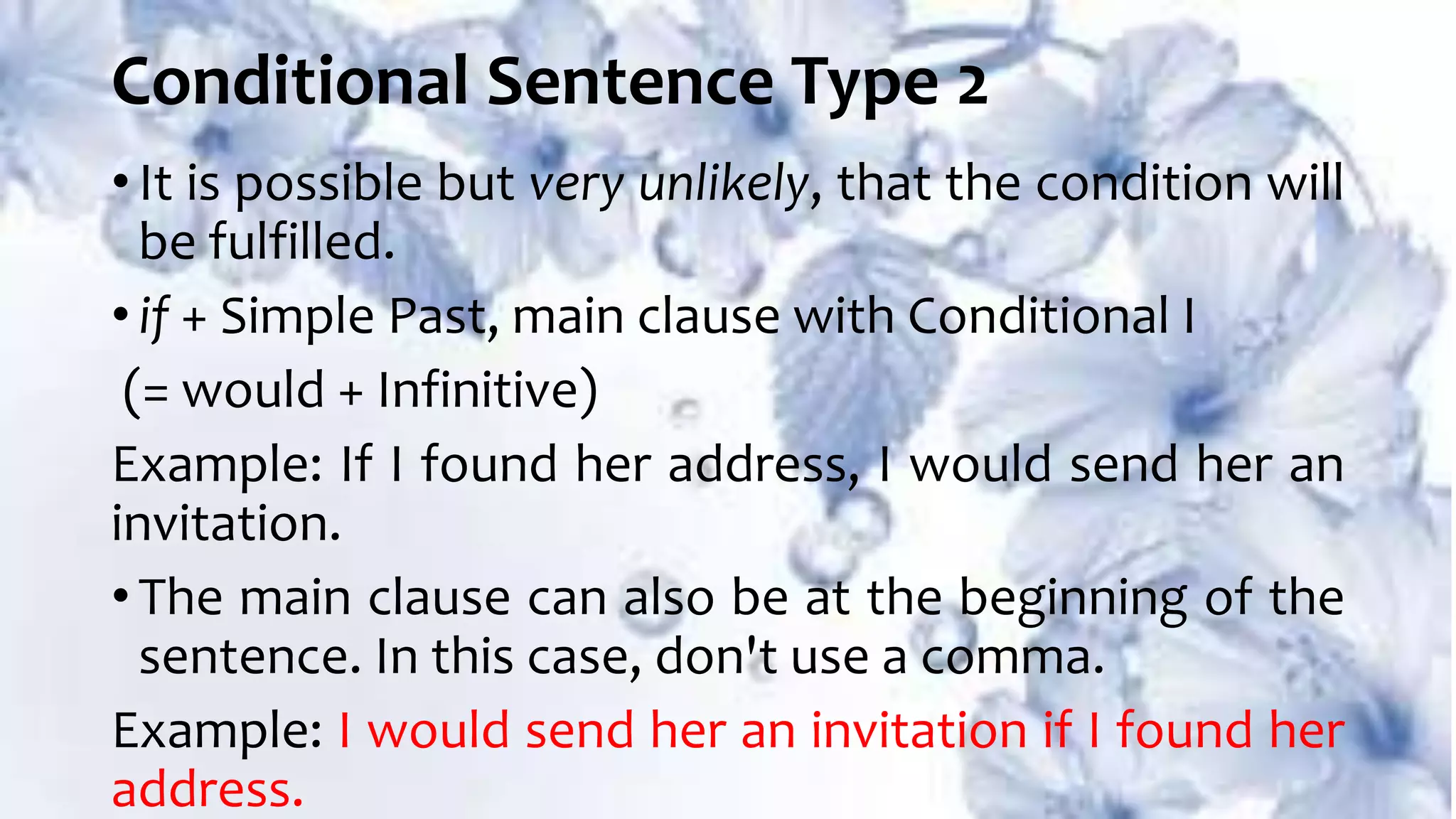 Conditional verb | PPTX