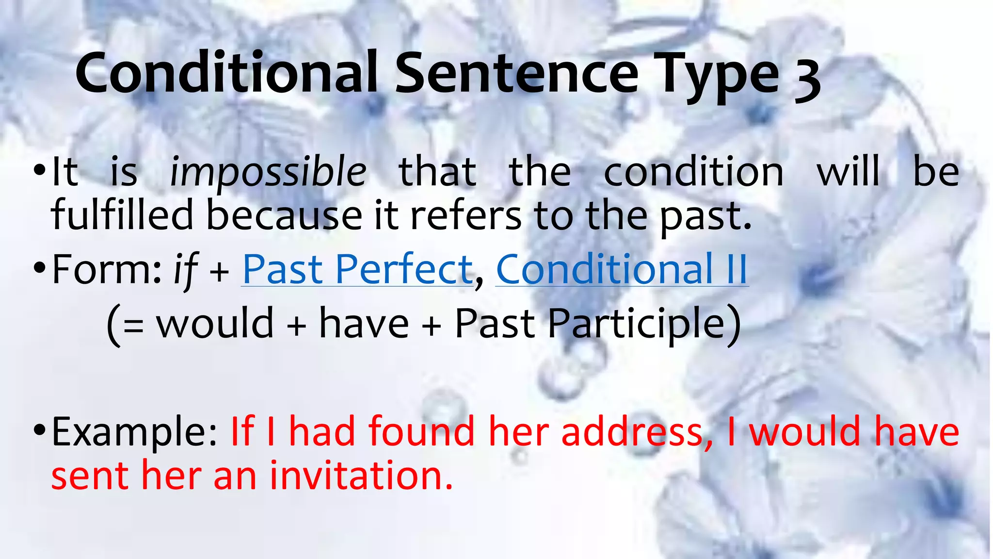 Conditional verb | PPTX