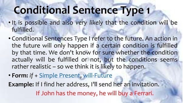 Conditional verb | PPTX