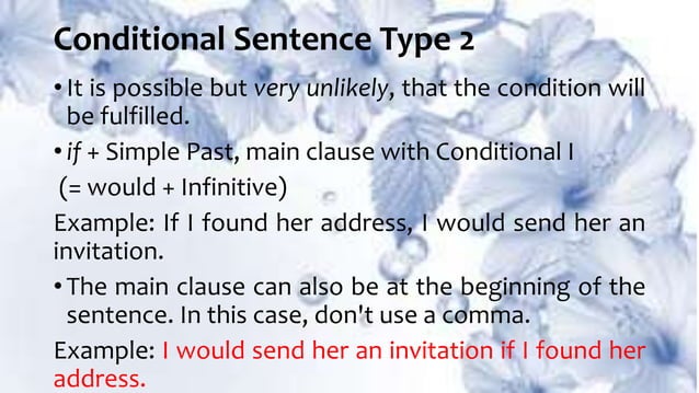 Conditional verb | PPTX