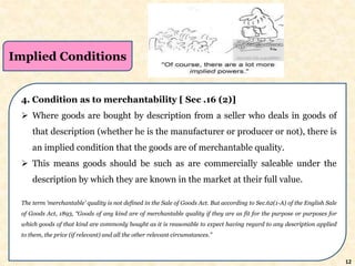 Condition and warranties.. | PPTX