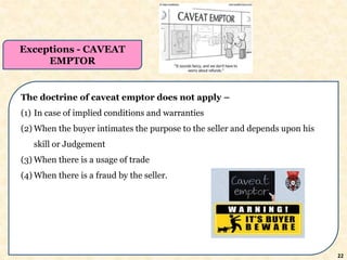 Condition and warranties.. | PPTX