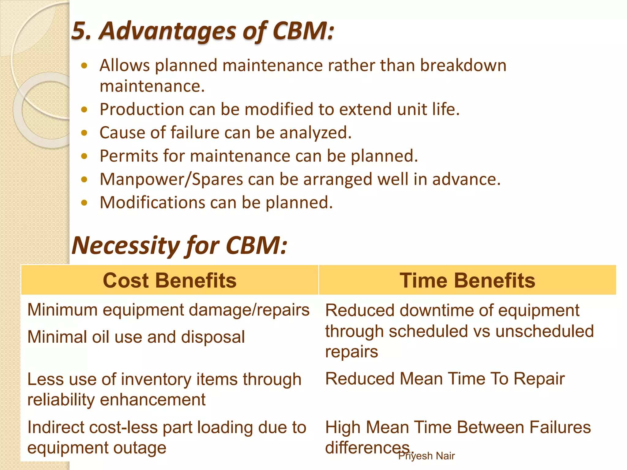 Condition based maintenance strategy | PPTX