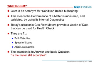 Instrument Condition Based Monitoring.ppt | Physics | Science