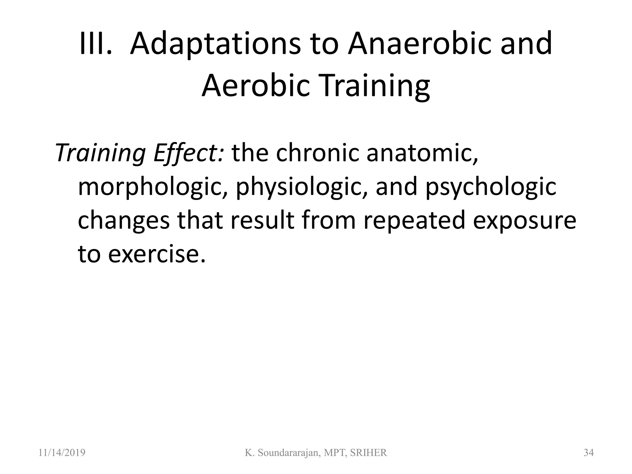 Aerobic and Anaerobic Conditioning | PPT
