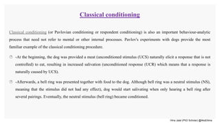 classical conditioning & operant conditioning | PPT