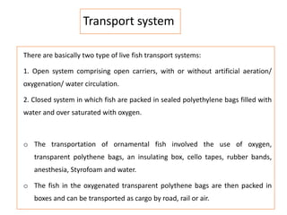 Conditioning and packaging of ornamental fish for transportation.pdf