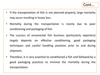 Conditioning and packaging of ornamental fish for transportation.pdf