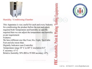 Conditioning chamber copy | PPT