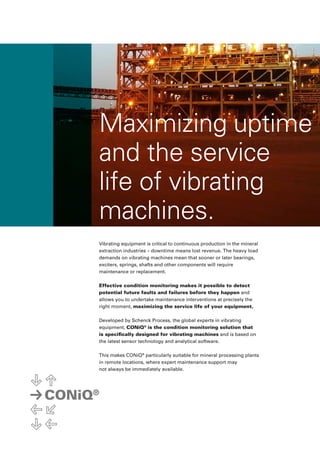 Condition monitor for vibrating screens | PDF