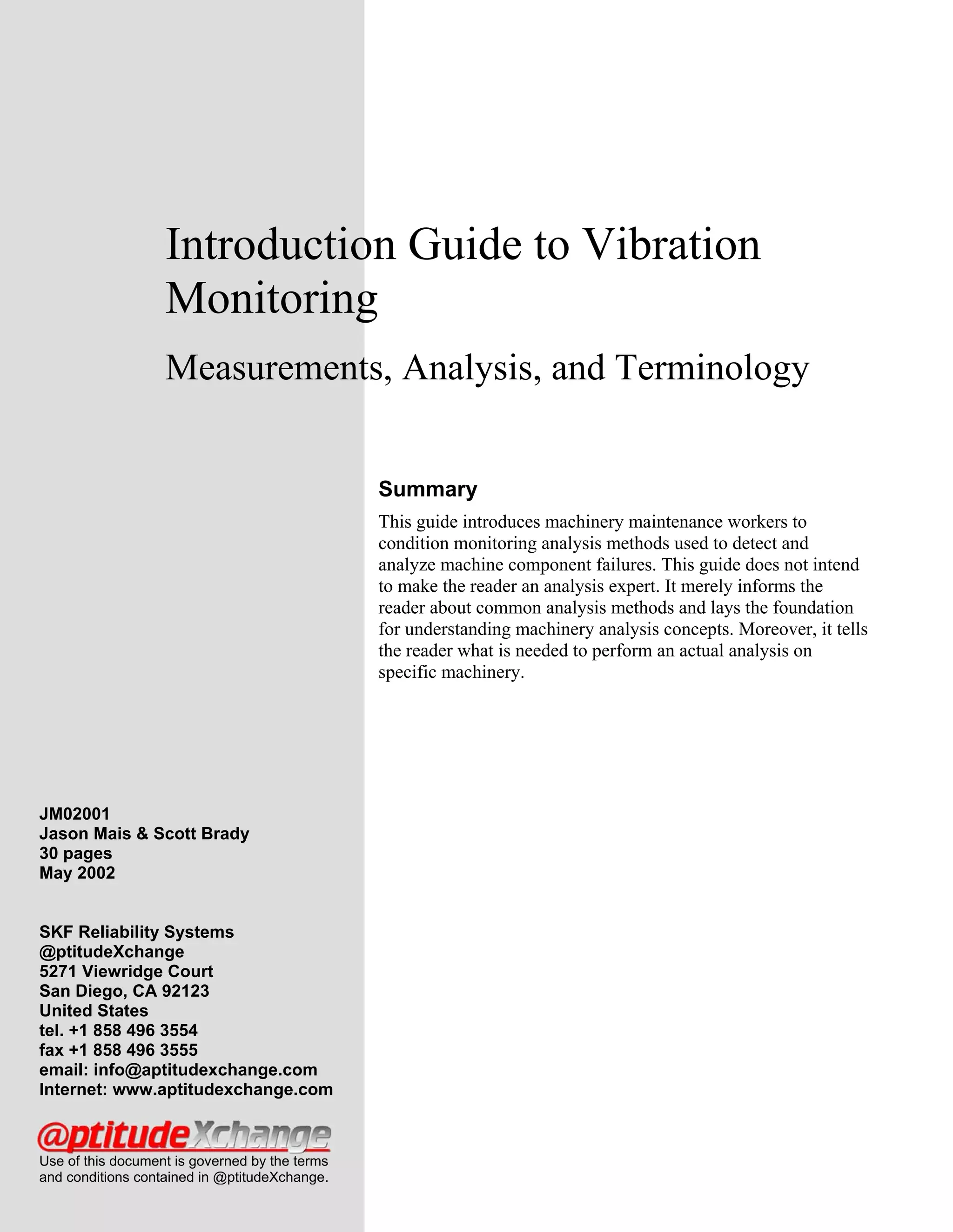 Condition monitoring | PDF