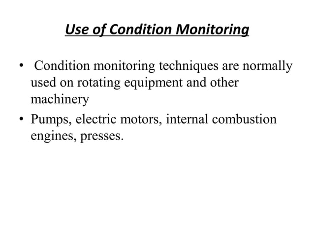 Condition Monitoring Basics | PDF | Geology | Science