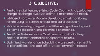 Condition monitoring and predictive maintenance of EV batteries | PPTX