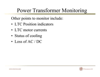 Electrical condition monitoring part 2