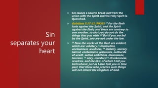 Condition of the heart of man. | PPTX
