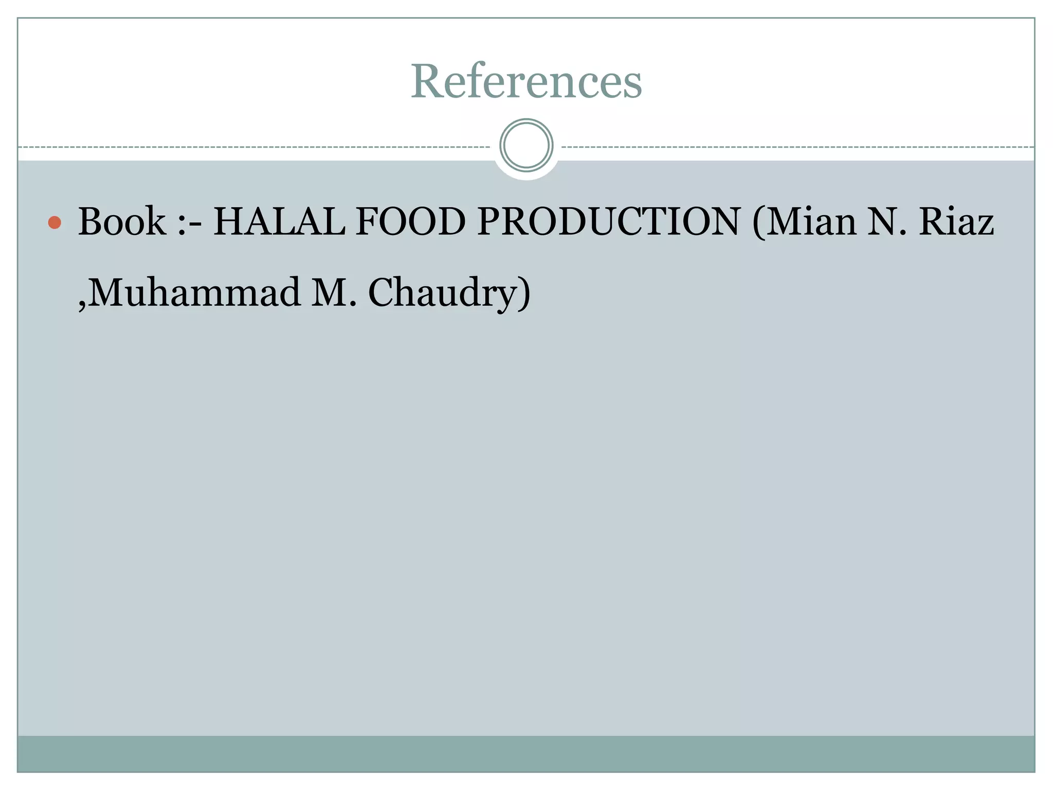 Conditions and method of halal slaughtering | PPTX
