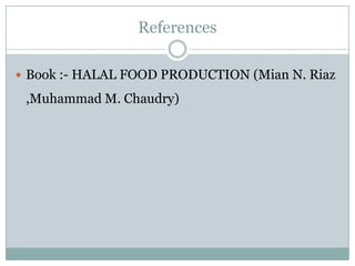 Conditions and method of halal slaughtering | PPTX