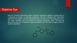 Conditions & Effects Of Disperse Dyeing | PPT