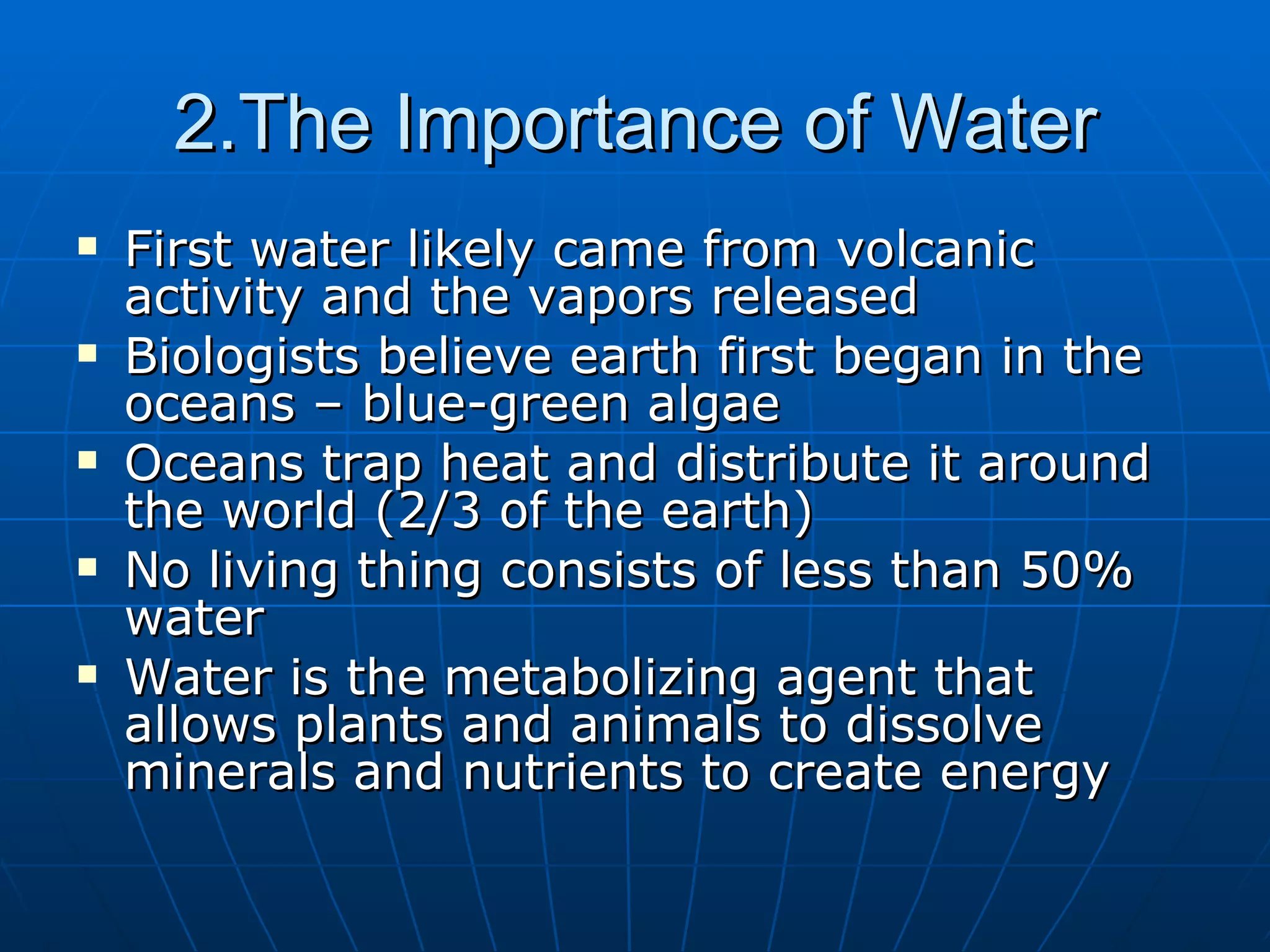 4 Conditions For Life On Earth | PPT