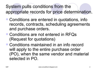 Conditions In Purchasing | PPT | Business and Finance