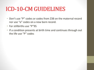 Conditions in the perinatal period | PPTX
