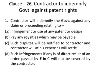 Conditions of CPWD contract in INDIA | PPT