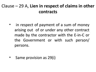 Conditions of CPWD contract in INDIA | PPT