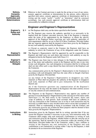 CONDITIONS OF CONTRACT FOR WORKS OF CIVIL ENGINEERING CONSTRUCTION | PDF